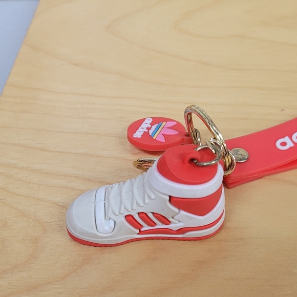 Other | Adidas Red And White Sneaker Keychain | Poshmark